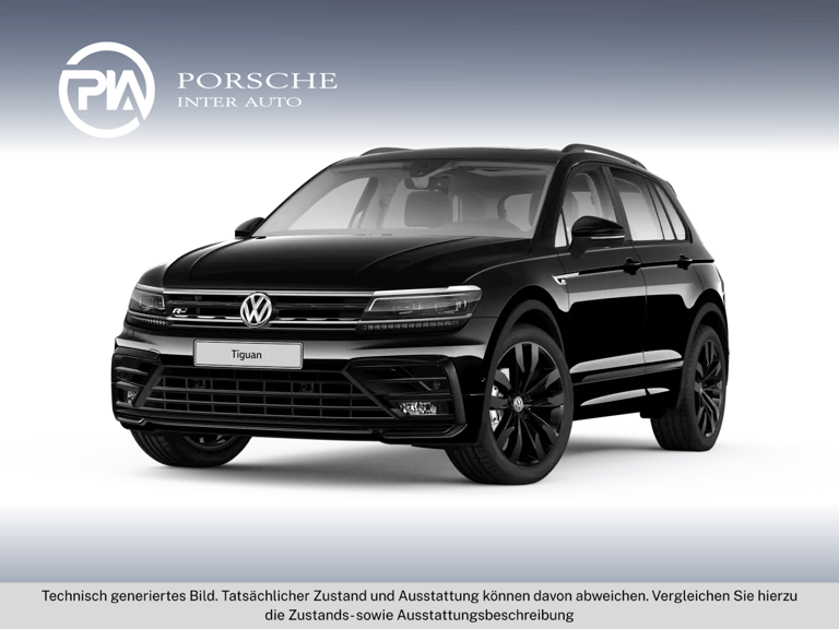 VW Tiguan in schwarz - metallic-perleffektno gebraucht in Wien für € 24 ...