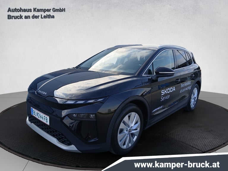 Škoda Elroq in schwarz - metallic-perleffektno gebraucht in Bruck an ...