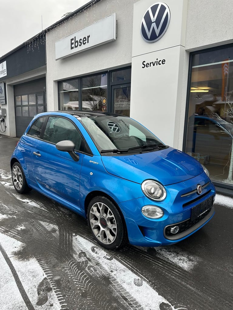 Fiat 500 in mittelblau - normal gebraucht in Unken für € 11.900,- | Das ...